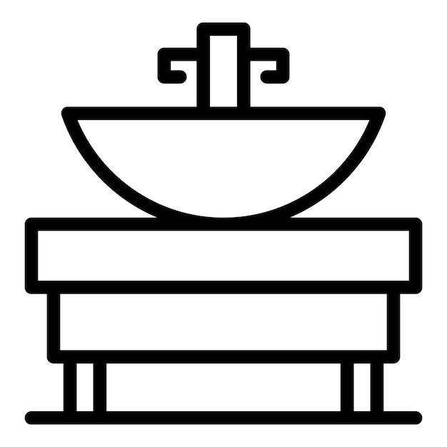 Premium Vector | Bath sink system icon Outline bath sink system vector ... Premium Vector | Bath sink system icon Outline bath sink system vector ...