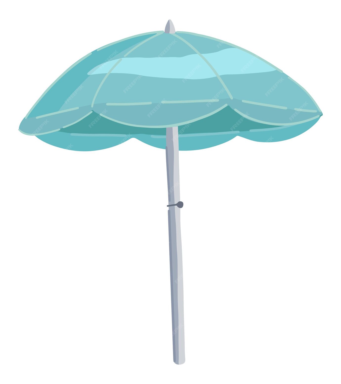 Premium Vector Beach Umbrella Clipart Summer Leisure Vacation