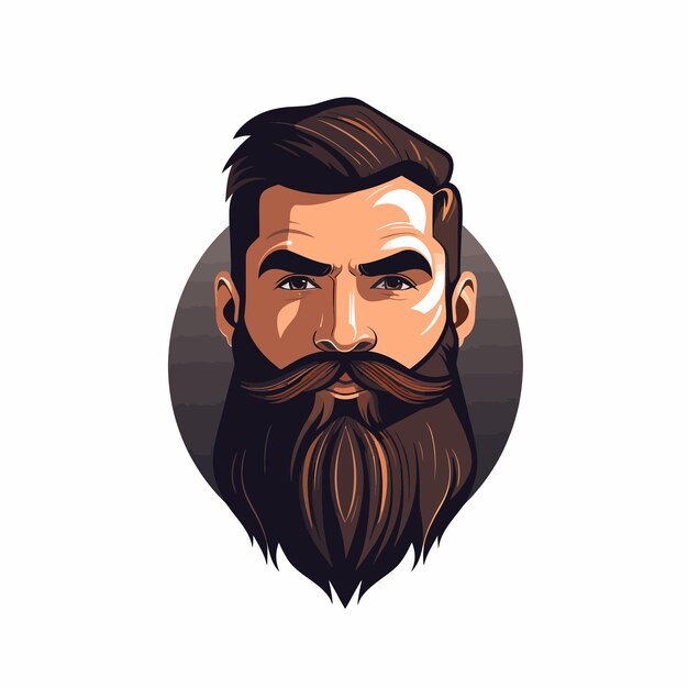 Premium Vector | Bearded man Premium Vector | Bearded man