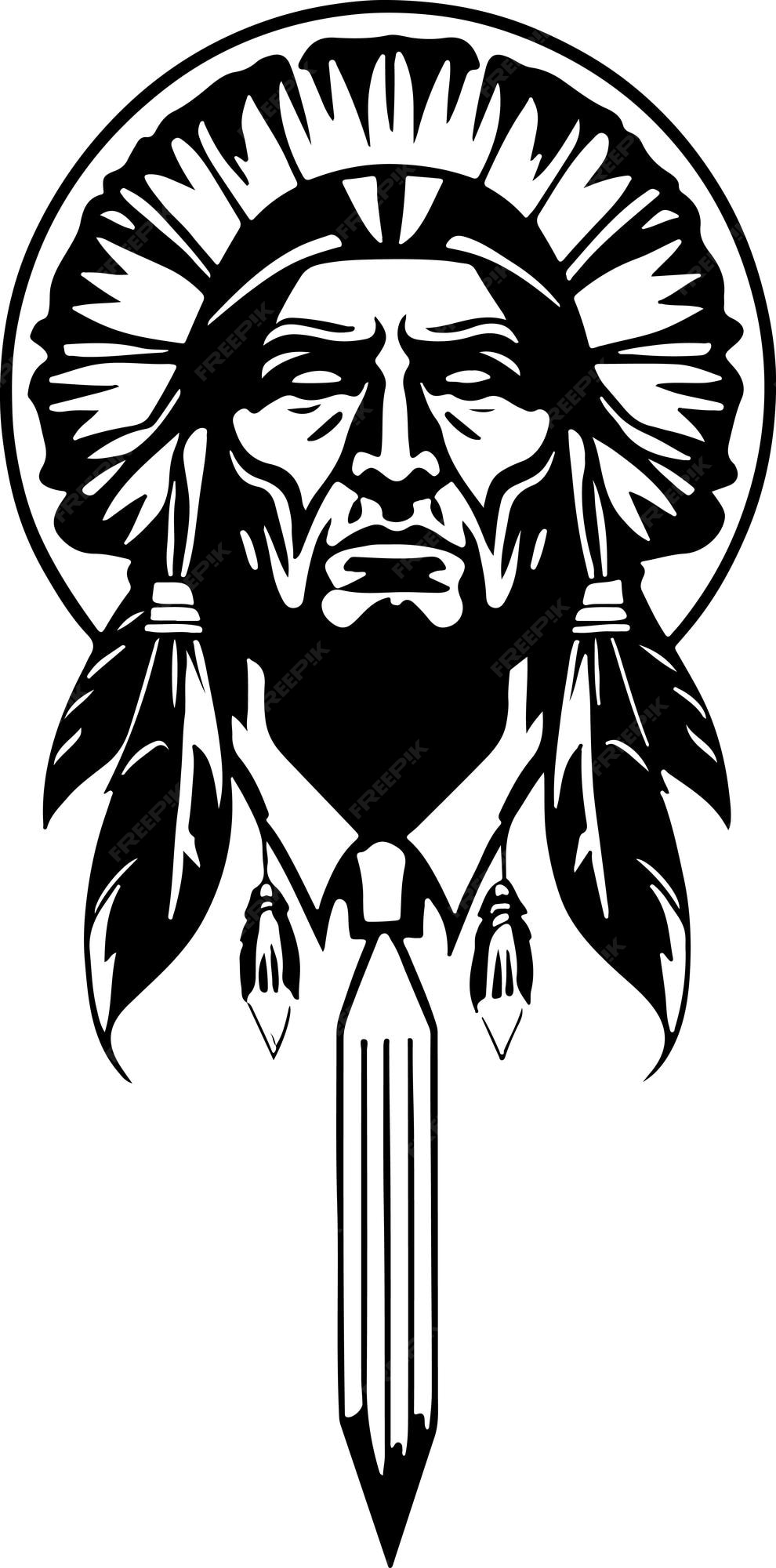Beautiful Vector Art Of An Indigenous Native American Symbol Premium Ai Generated Vector