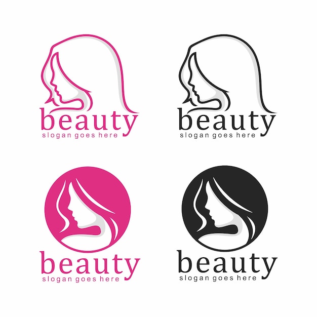 Premium Vector | Beauty salon logo Premium Vector | Beauty salon logo
