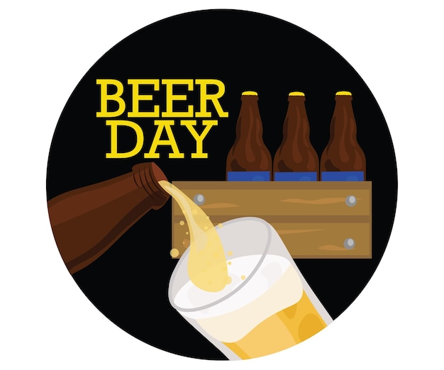 Premium Vector | Beer day Premium Vector | Beer day