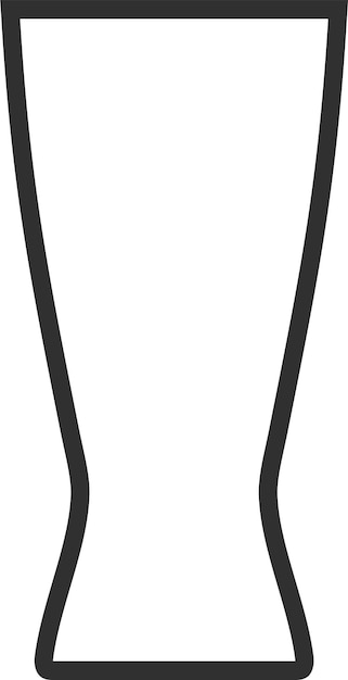 Premium Vector Beer Glass Icon Vector Illustration