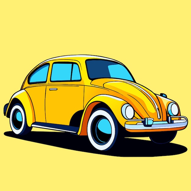 Beetle car draw vector illustration | Premium AI-generated vector Beetle car draw vector illustration | Premium AI-generated vector