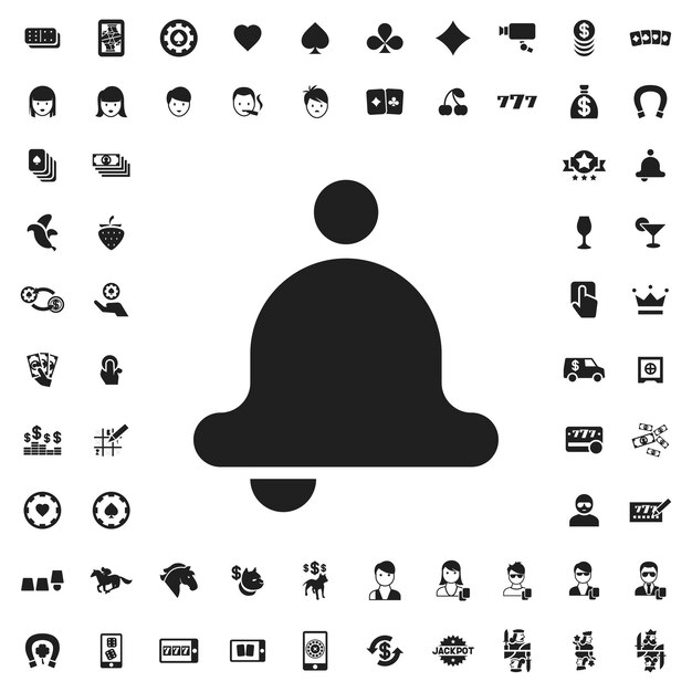 Premium Vector | Bell icon illustration isolated vector sign symbol Premium Vector | Bell icon illustration isolated vector sign symbol