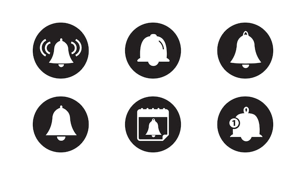 Premium Vector | Bell icons set Notification icons Ringing bell alert ... Premium Vector | Bell icons set Notification icons Ringing bell alert ...