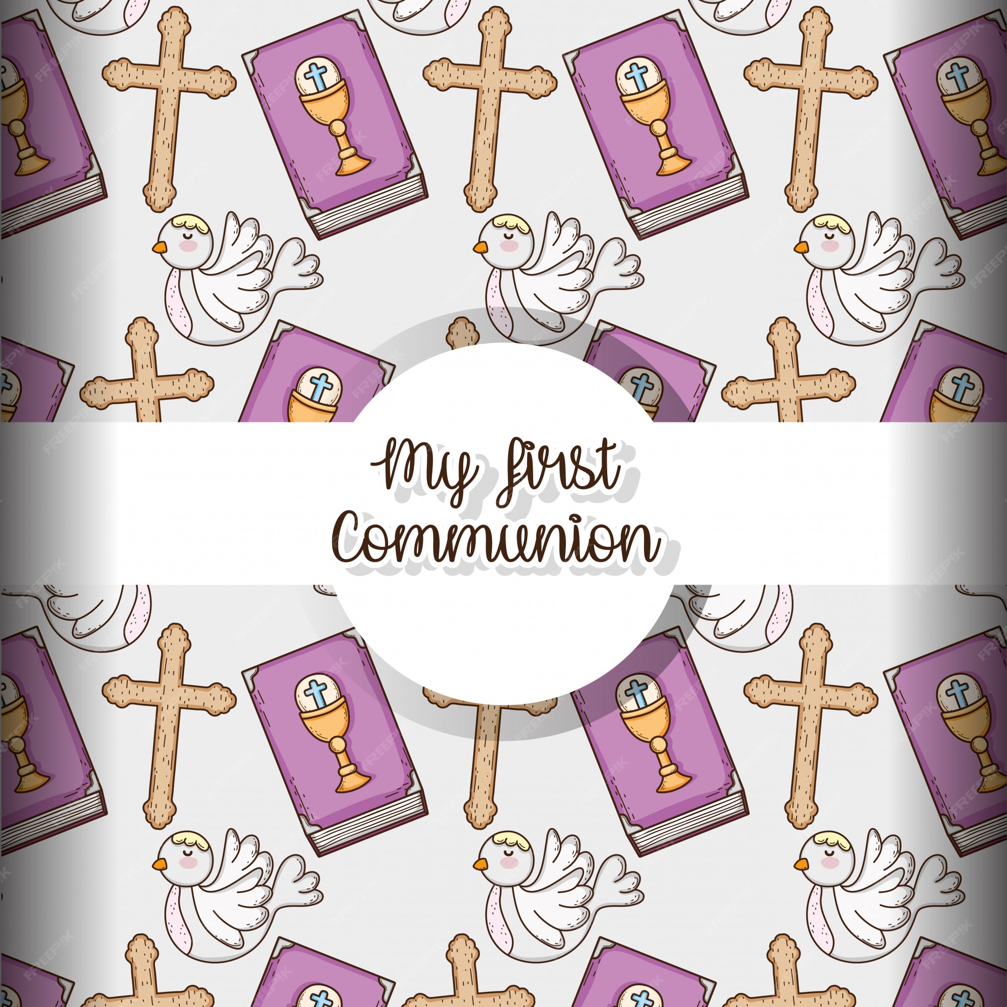 Premium Vector | Bibble and chaliz with host and cross background Premium Vector | Bibble and chaliz with host and cross background