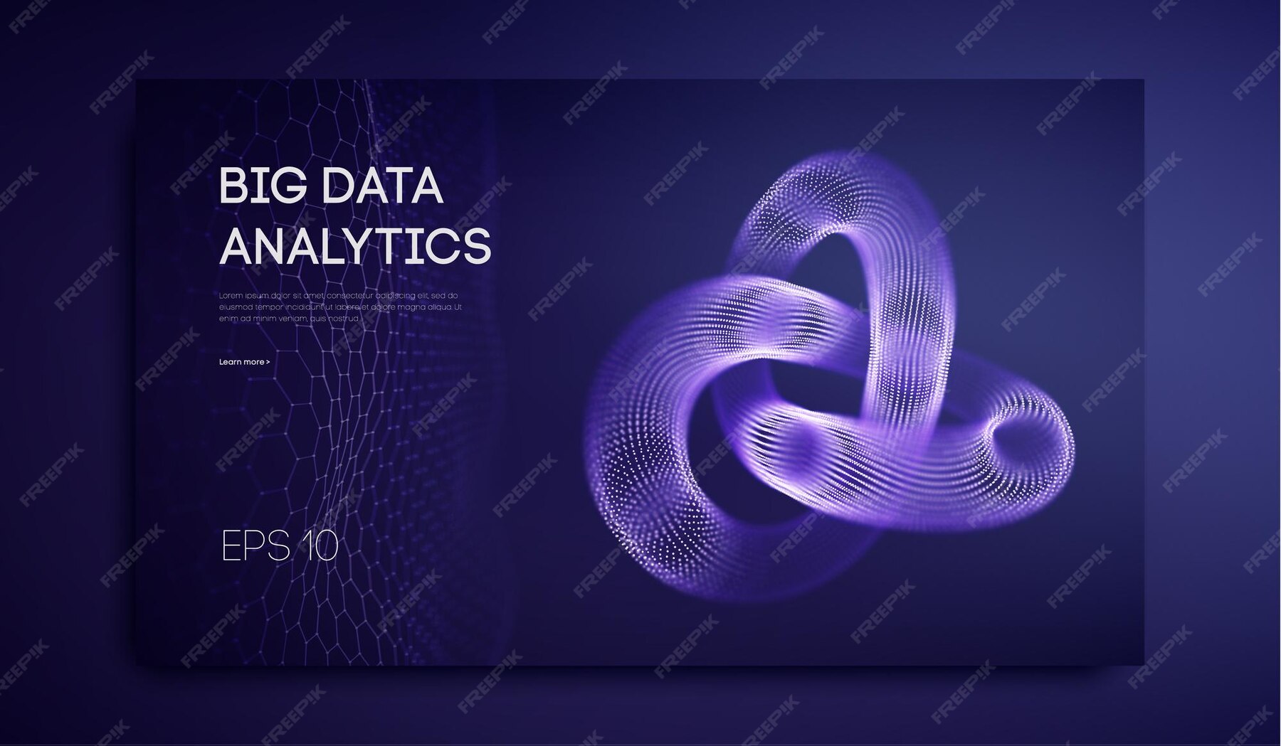 Premium Vector | Big Data. Business inteligence technology background. Binary code algorithms ...