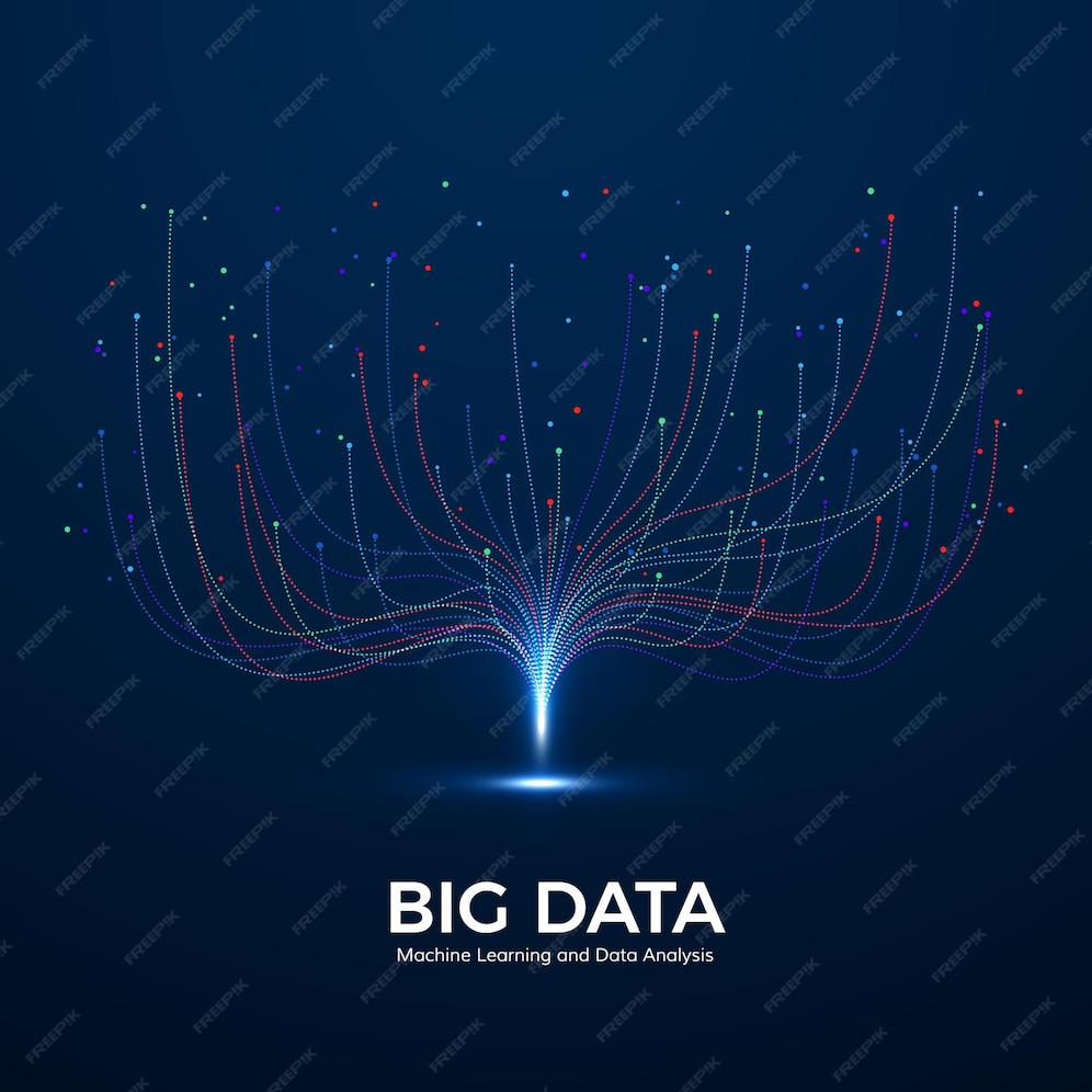 Premium Vector | Big Data Machine Learning and Data Analysis. Digital ...