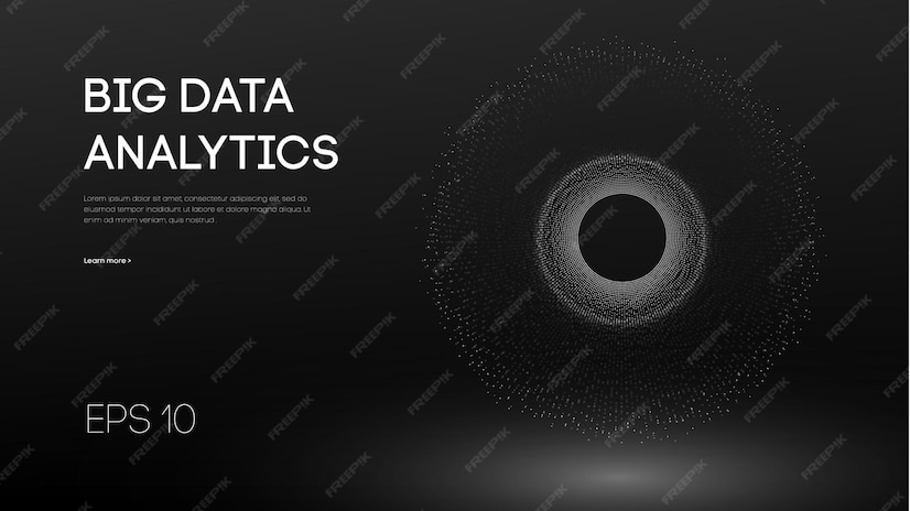 빅 데이터 시각화 배경 3d 빅 데이터 연결 배경 사이버 기술 Ai 기술 와이어 네트워크 미래의 와이어 프레임 데이터 시각화 벡터 일러스트 레이 션 인공 지능 프리미엄 벡터