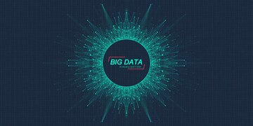 Premium Vector | Big data visualization big data machine learning ...