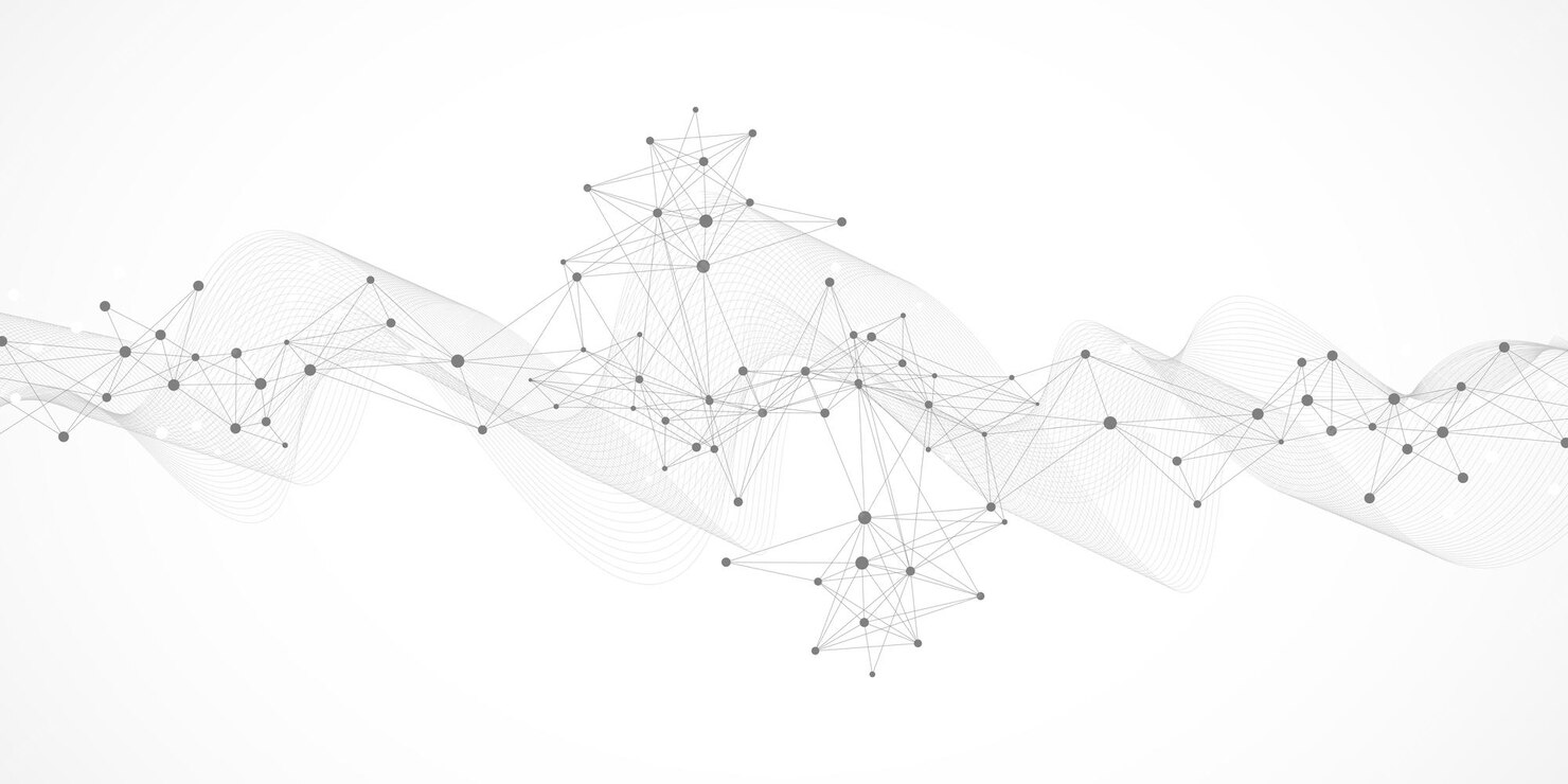 Premium Vector Big Data Visualization Geometric Abstract Background Visual Information