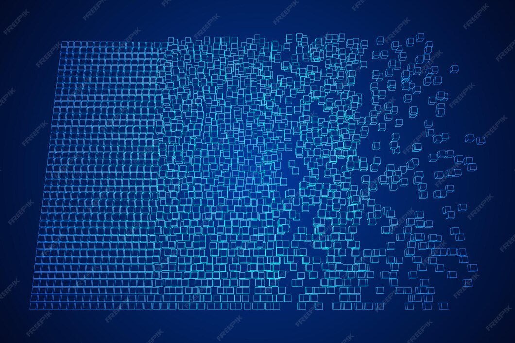 Premium Vector | Big data visualization machine learning algorithms analysis of information ...