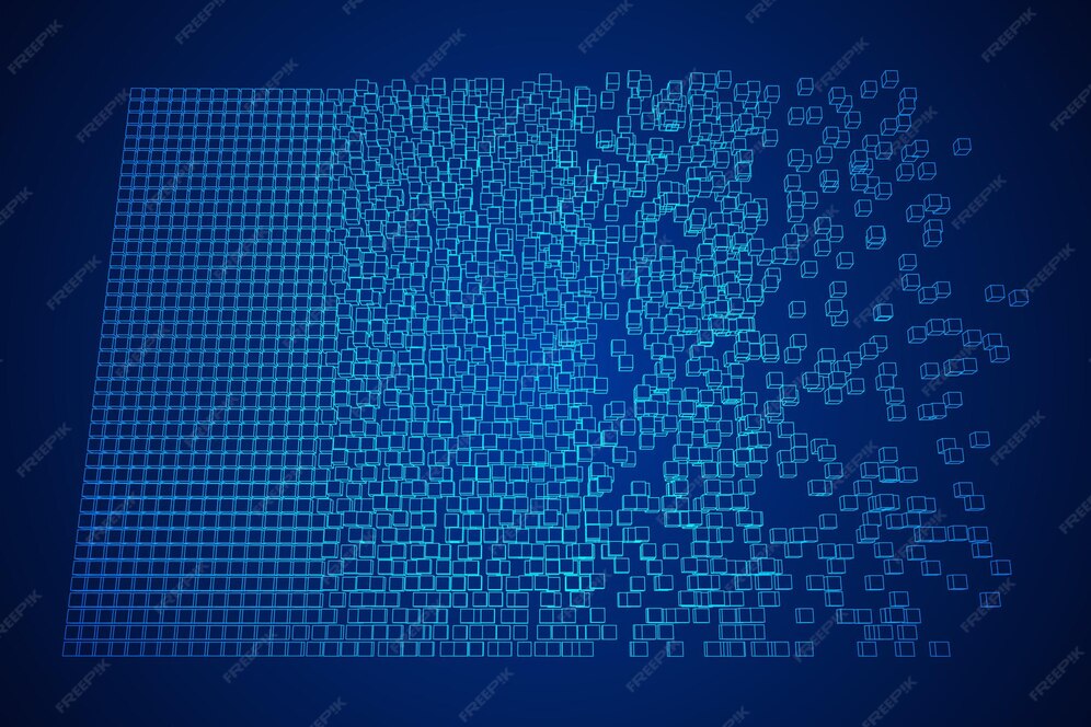 Premium Vector | Big data visualization machine learning algorithms analysis of information ...