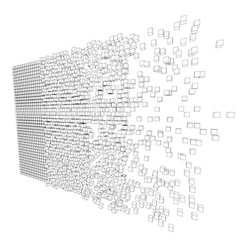 Premium Vector | Big data visualization Machine learning algorithms ...