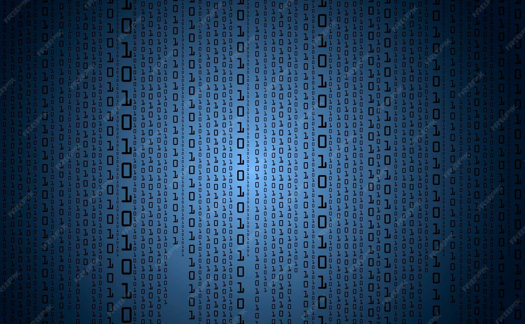 Premium Vector | Binary code background digital binary data with ...