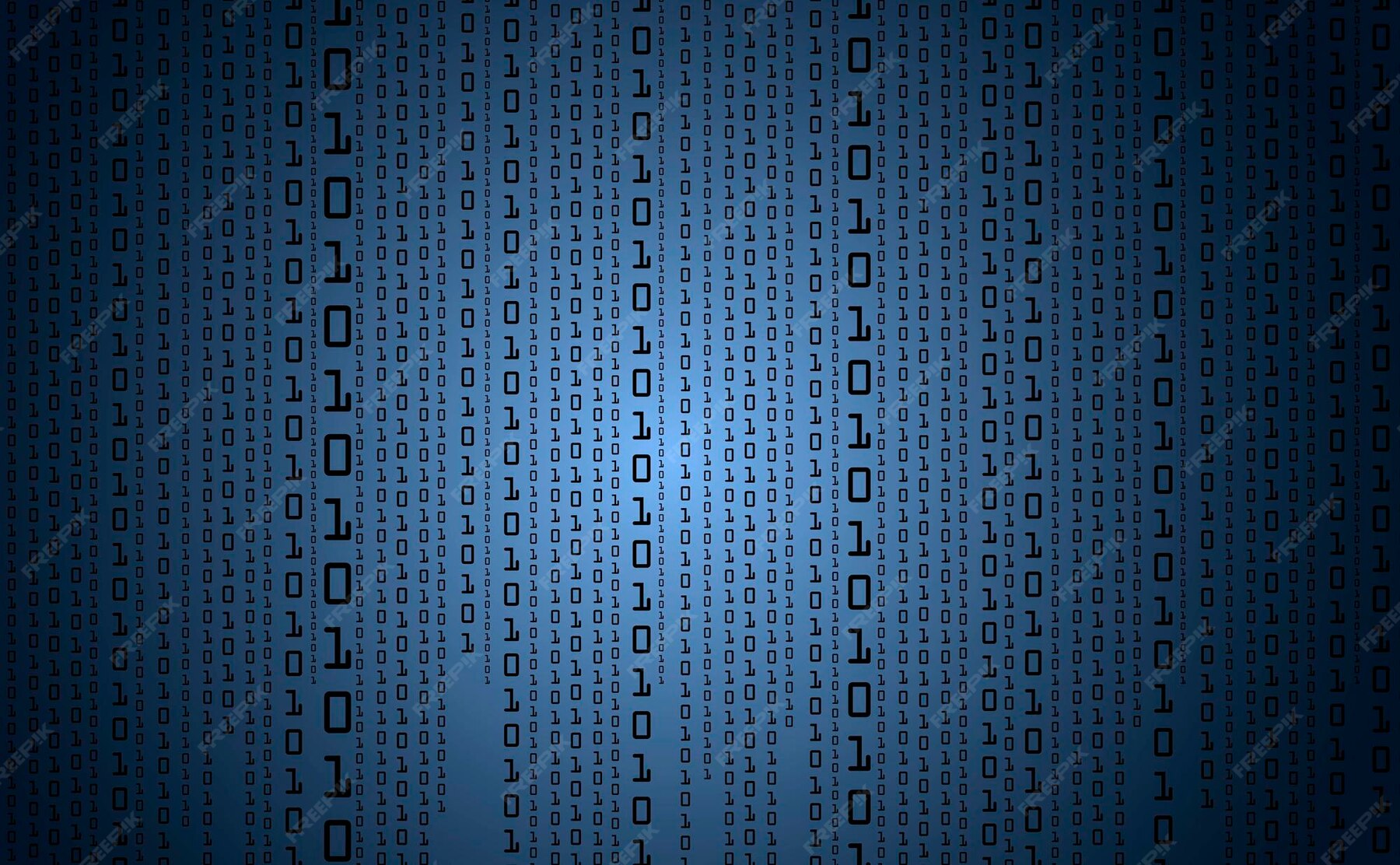 Premium Vector | Binary code background digital binary data with streaming digital code ...