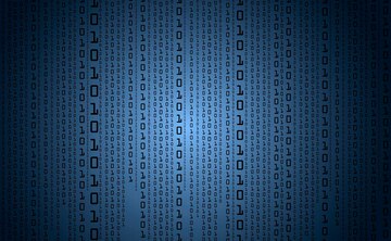 Premium Vector | Binary code background digital binary data with streaming digital code ...