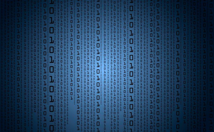 Premium Vector | Binary code background digital binary data with streaming digital code ...