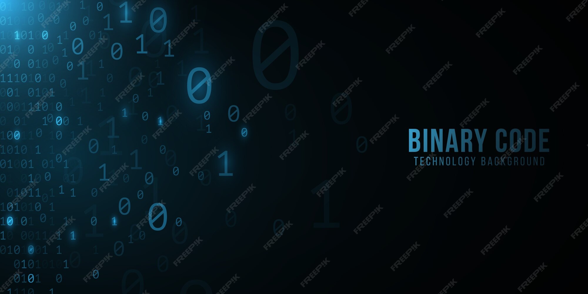 Premium Vector | Binary code background. hi-tech modern design. programming banner. world ...