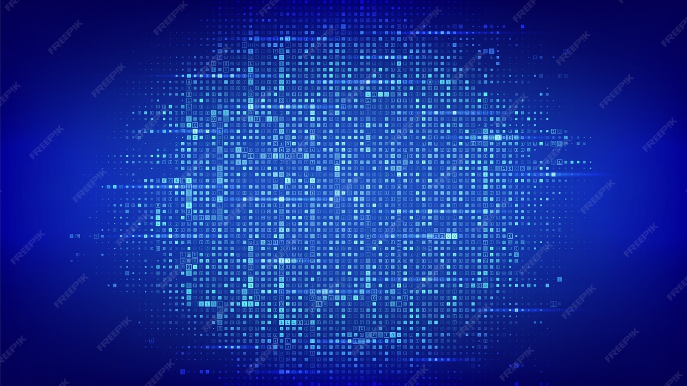 Premium Vector | Binary code background. Matrix Binary data and streaming digital code with ...