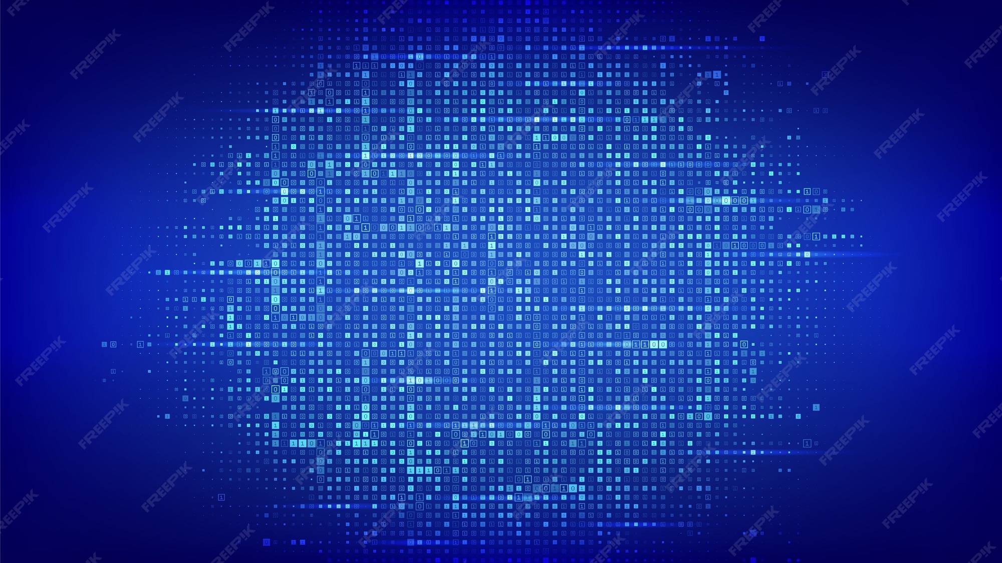 Premium Vector Binary Code Background Matrix Binary Data And Streaming Digital Code With