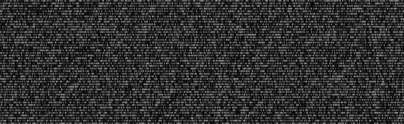 Premium Vector | Binary code black and white background with two binary ...