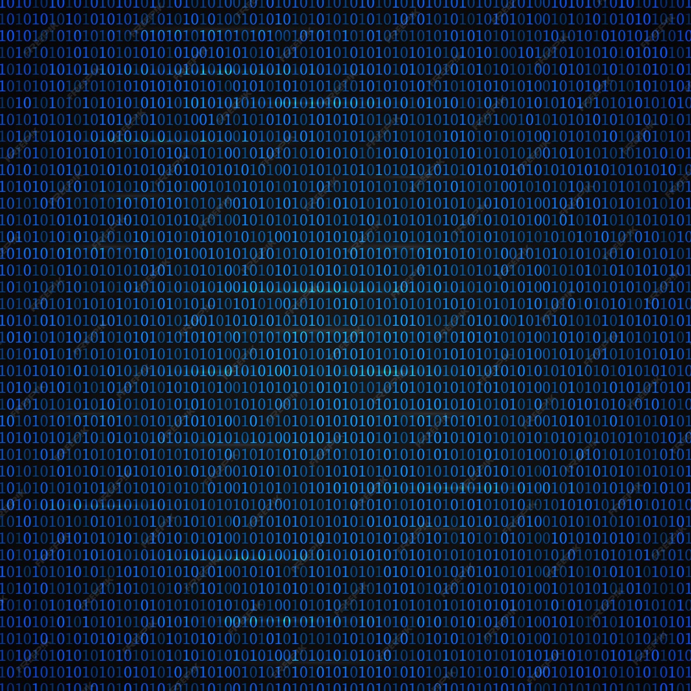 Premium Vector | Binary code bright blue background programming code ...