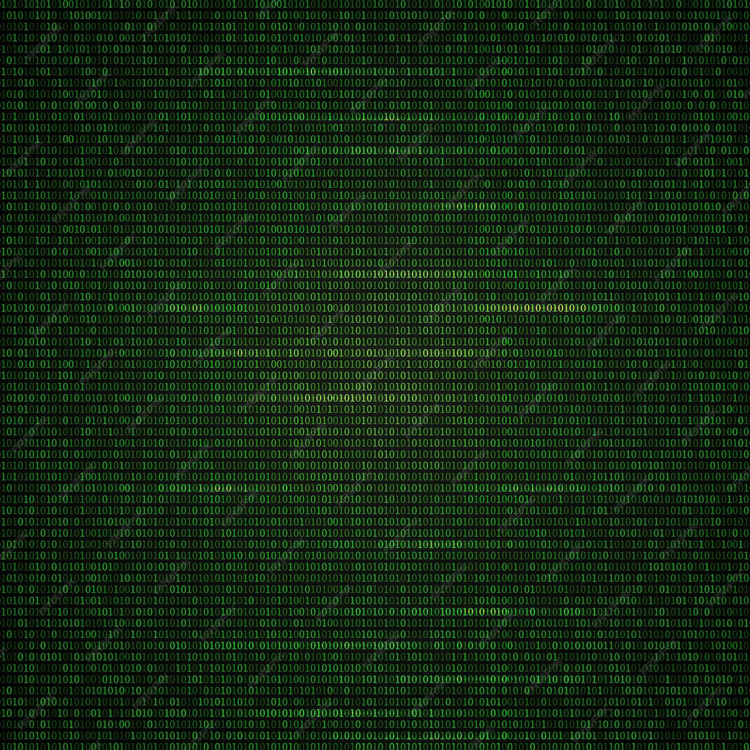 Premium Vector | Binary code bright green background programming code big data concept digital ...