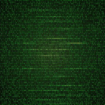 Premium Vector | Binary code bright green background programming code ...