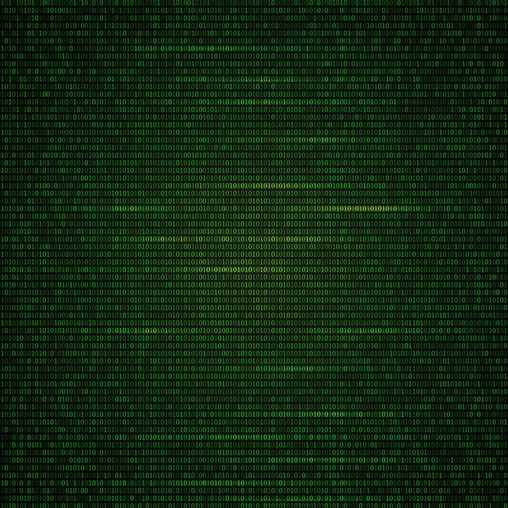 Premium Vector | Binary code bright green background programming code ...