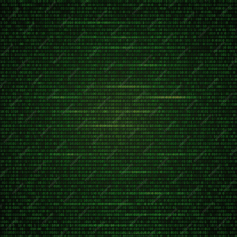 Premium Vector | Binary code bright green background programming code ...