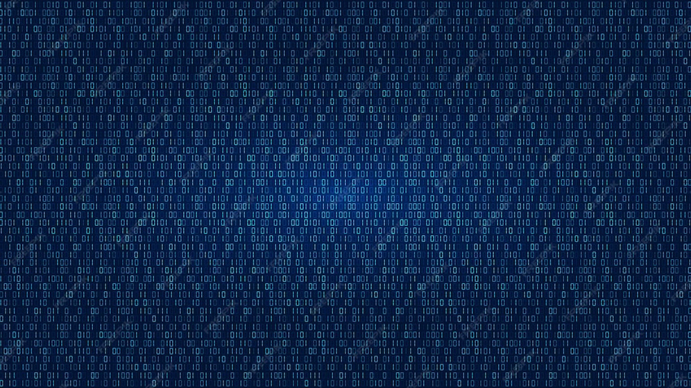 Premium Vector | Binary code Computer data background Number matrix hack Cyber security screen ...