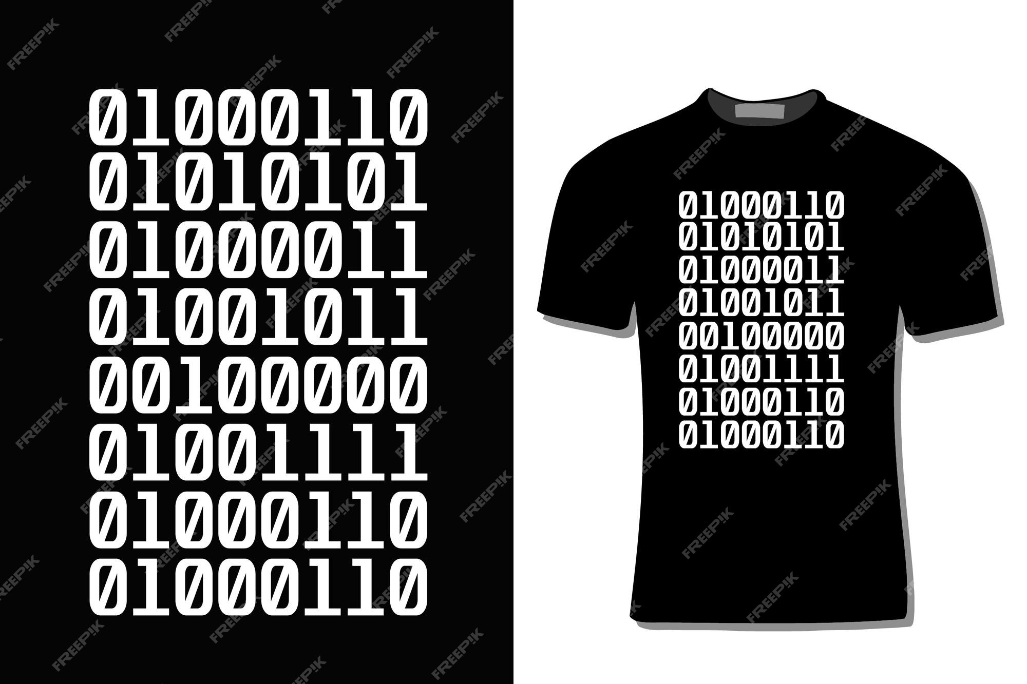 Premium Vector Binary Code Computer Programmer Design