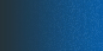 Premium Vector | Binary code halftone background. zero and one abstract symbols. coding ...