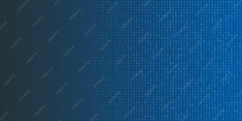 Premium Vector | Binary code halftone background. zero and one abstract symbols. coding ...