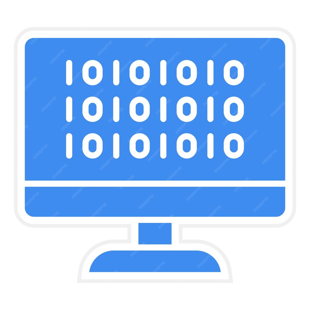 Premium Vector | Binary Code icon vector image Can be used for Coding and Development