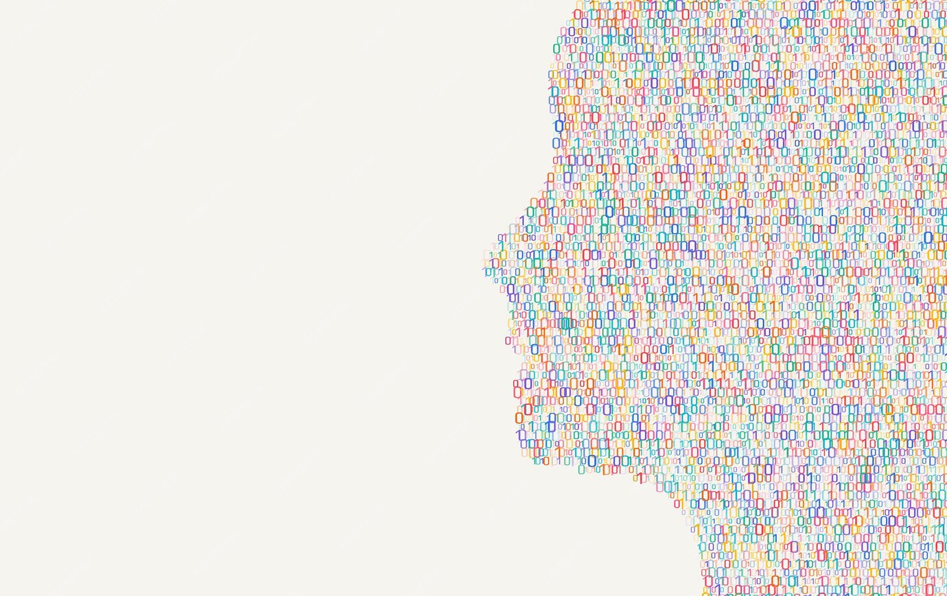 Premium Vector | Binary code numbers of the computer matrix concept of coding hacker vector ...