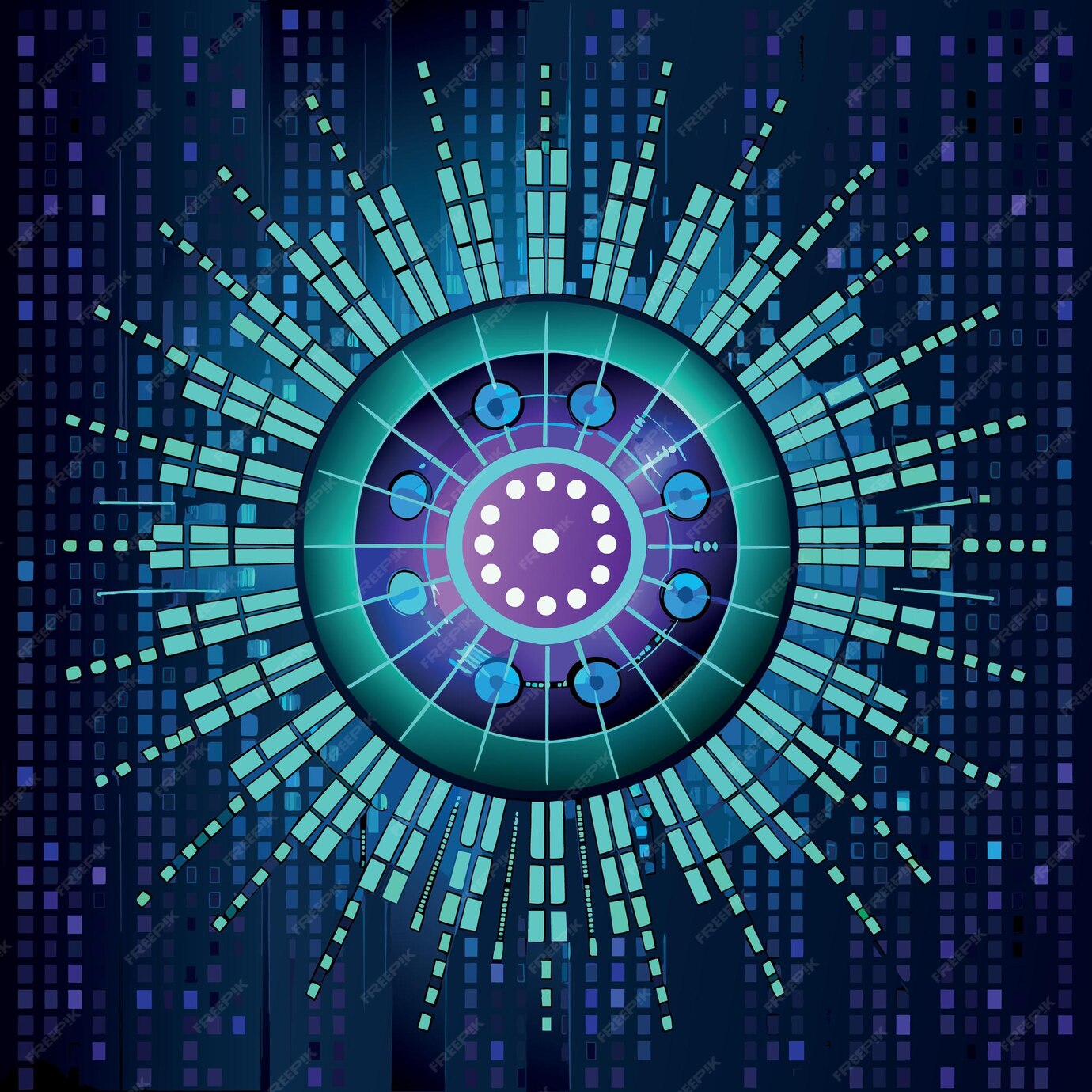 Binary Code Pattern Digital Technology Background Abstract Matrix Programming Computer Code