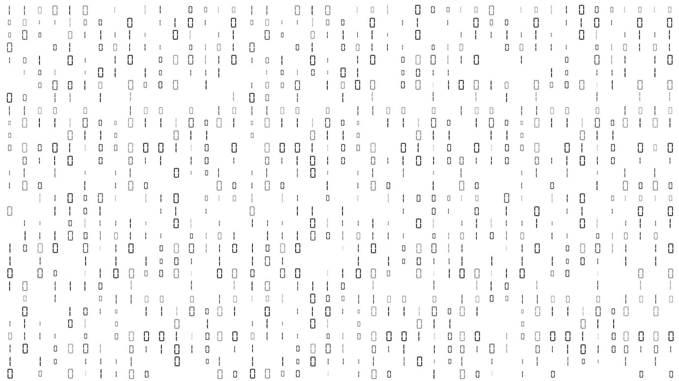 Premium Vector | Binary code White number pattern Computer data Zero and one symbols Digital ...