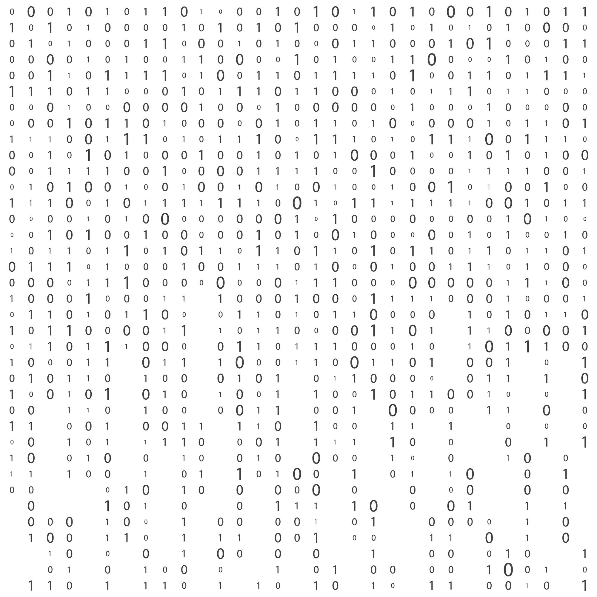 Premium Vector | Binary code zero one matrix banner vizerunok trellis ...