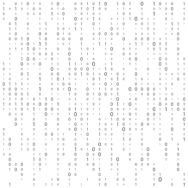 Premium Vector | Binary code zero one matrix banner vizerunok trellis binary computer code