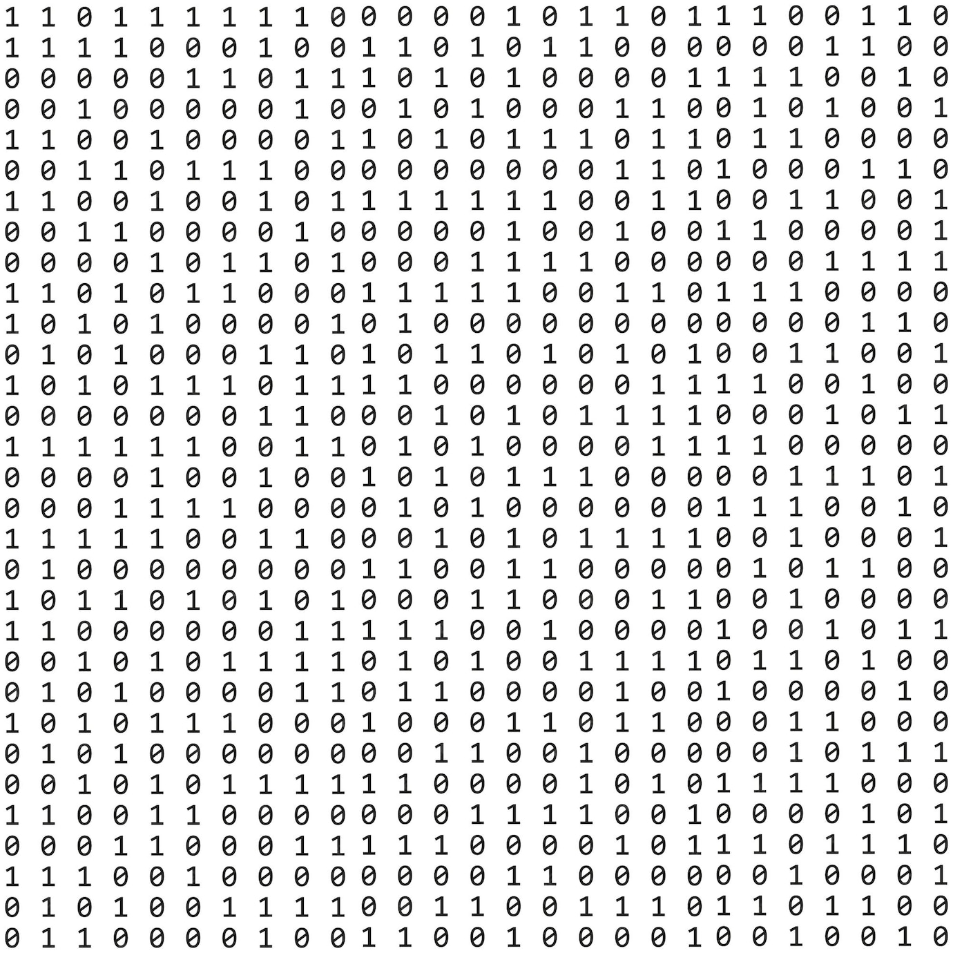 Premium Vector Binary Code Zero One Matrix White Background Abstract Matrix Background Binary