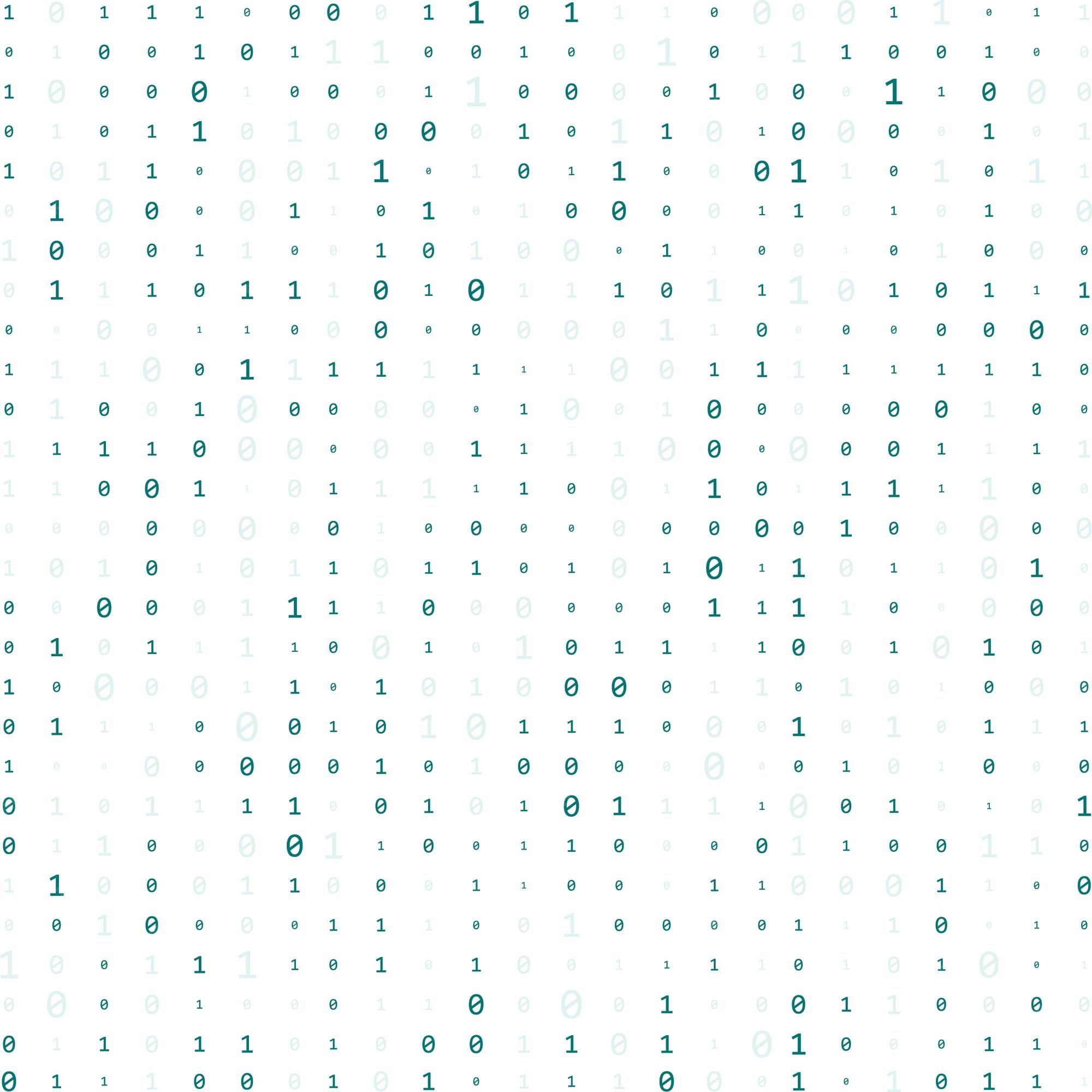 Premium Vector | Binary code zero one matrix white background abstract matrix background binary ...