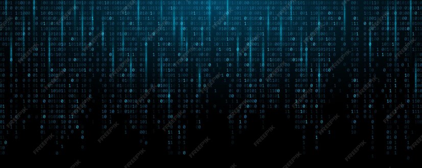 Premium Vector | Binary data software programming code background Random 0 and 1 numbers of ...