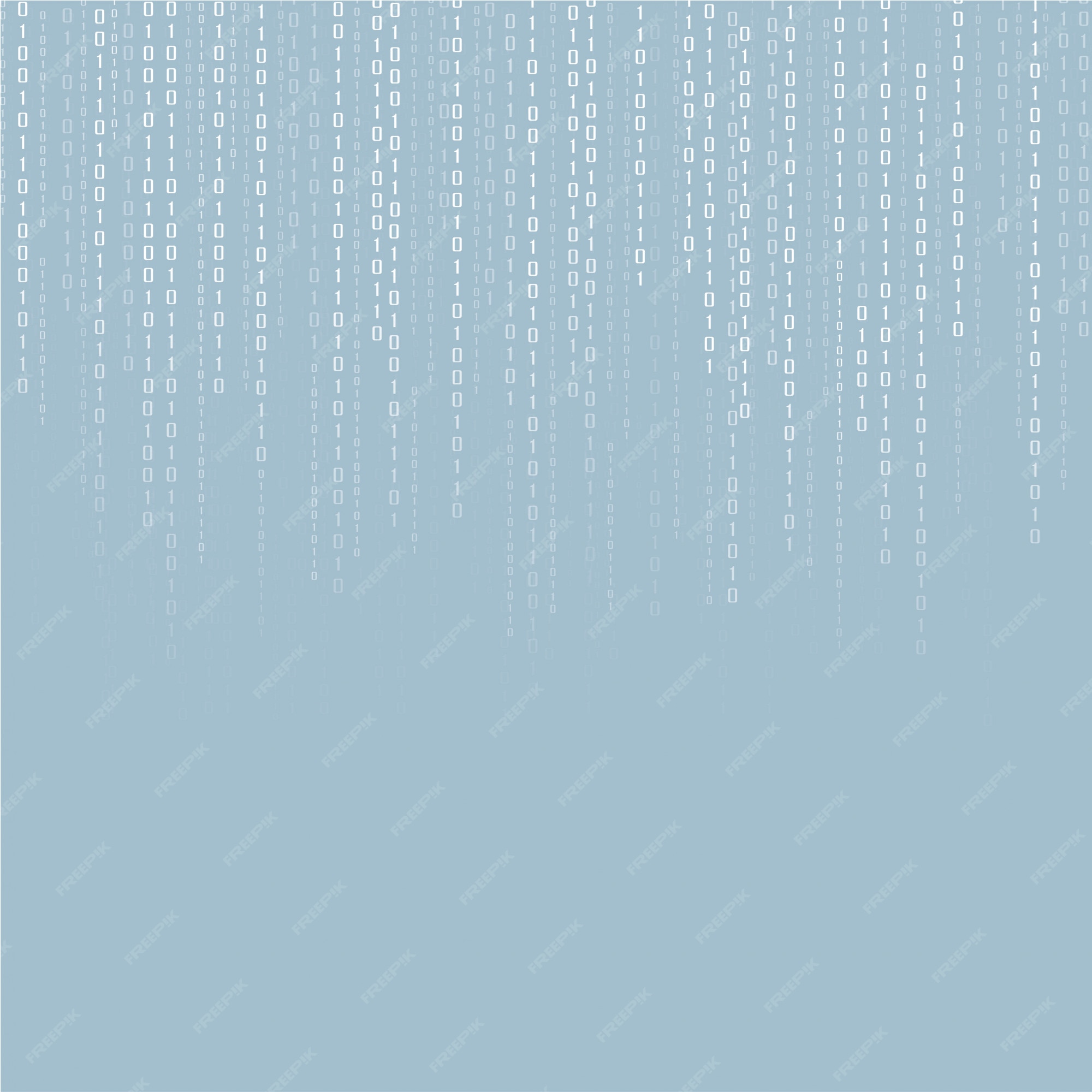 Premium Vector | Binary data and streaming binary code background