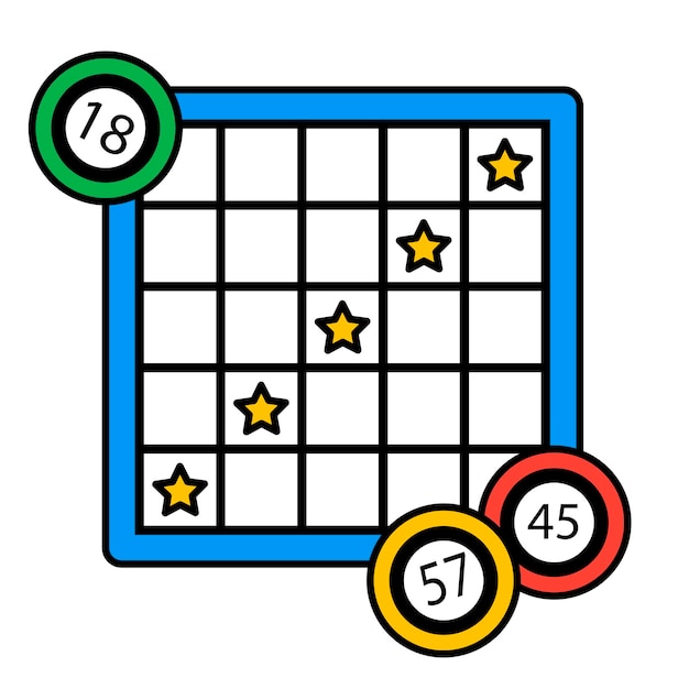 Premium Vector | Bingo icon simple element vector illustration on white ... Premium Vector | Bingo icon simple element vector illustration on white ...