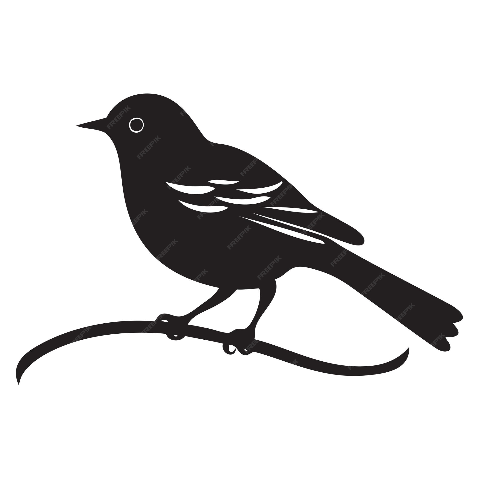 Premium Vector Bird Silhouette Bird Clipart Vector Logo Design Symbol