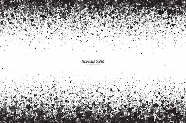 Premium Vector | Black Abstract Triangular Shards On White Background Premium Vector | Black Abstract Triangular Shards On White Background