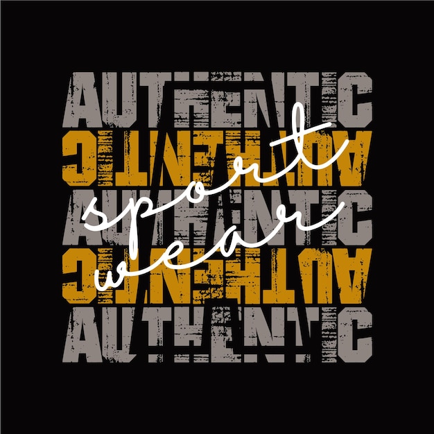 Premium Vector | A black background with the word authentic written in ... Premium Vector | A black background with the word authentic written in ...